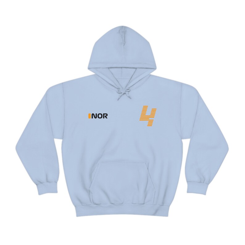 Lando Norris Hoodie ''NOR 4'' Formula 1 Mclaren Hoodie Norris F1 Hoodie ...