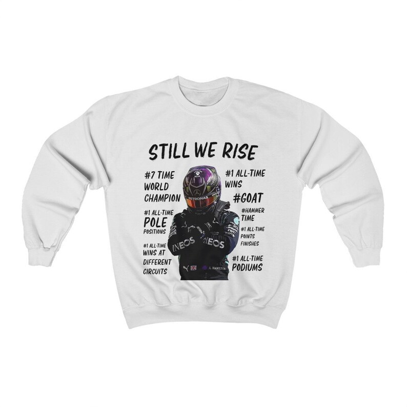 Lewis Hamilton Still We Rise World Champion Sweatshirt - Etsy