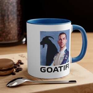 Nicholas Latifi Goatifi Meme Design Williams Formula 1 Ceramic Coffee ...