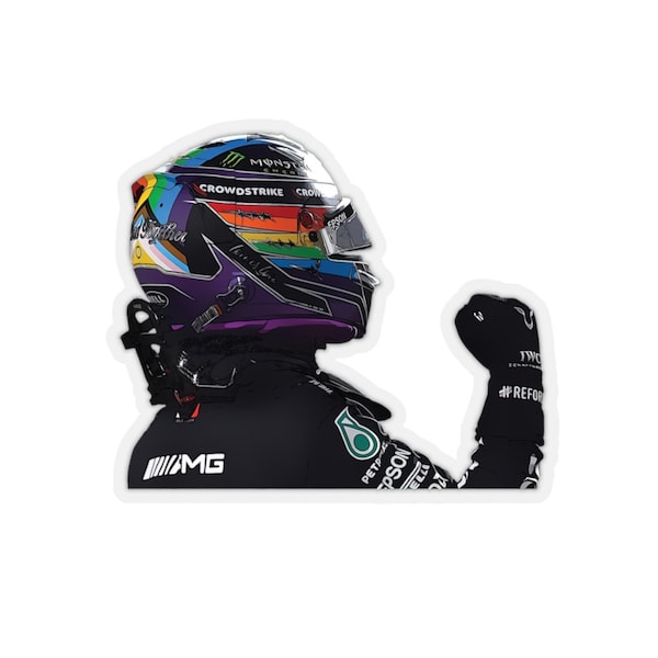 Hamilton Formula 1 Sticker - Etsy
