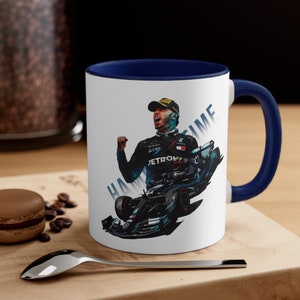 Lewis Hamilton Coffee Mug | Low Poly Art Number 44 Mug | Mercedes ...