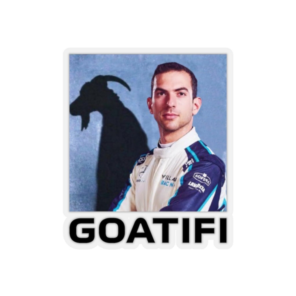 Nicholas Latifi Goatifi Meme Williams Racing Formula 1 Sticker - Etsy