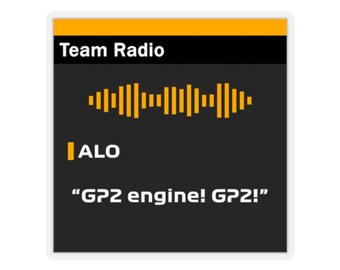 F1 Team Radio Sticker - Etsy