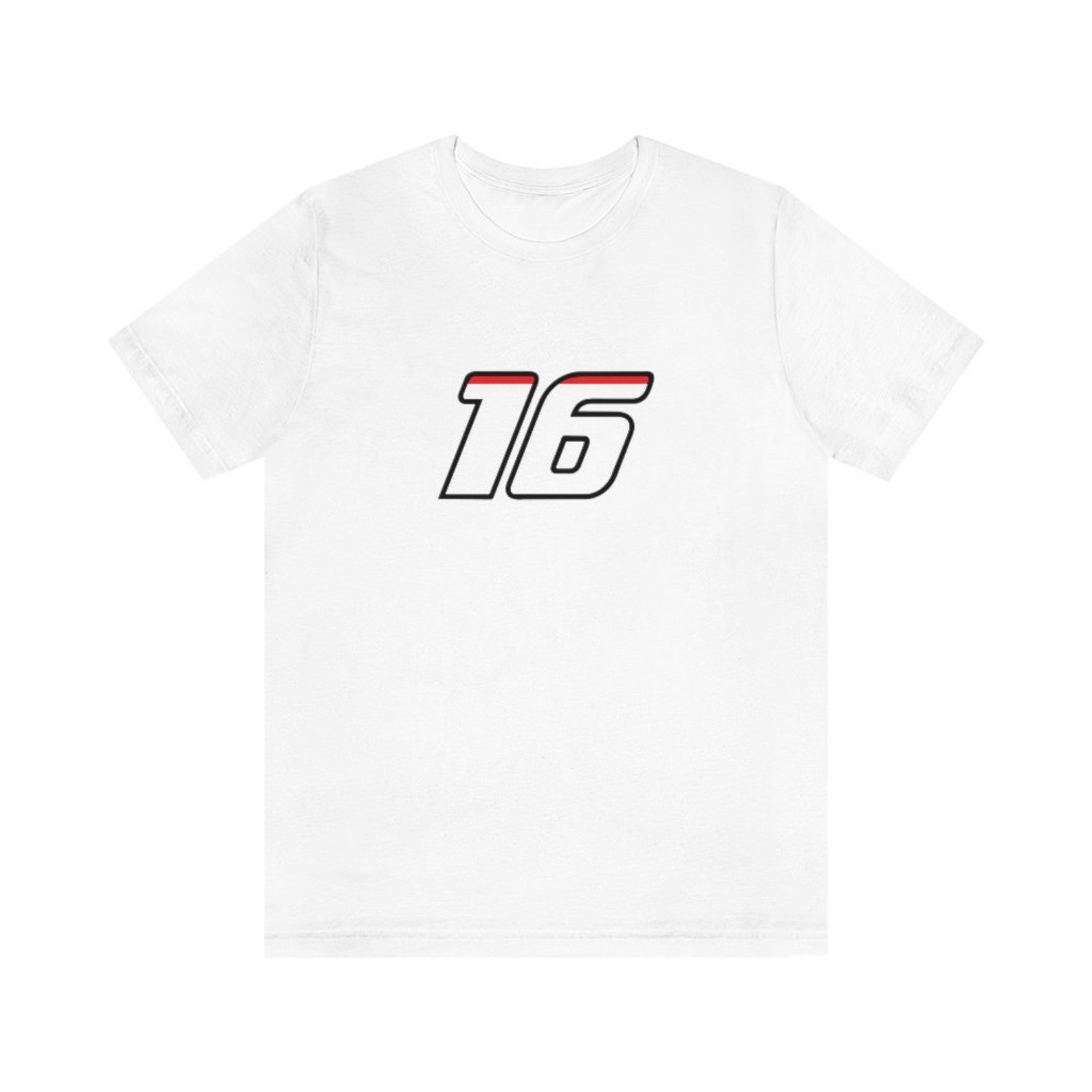 Charles Leclerc Number 16 Ferrari T Shirt Formula 1 Fan - Etsy