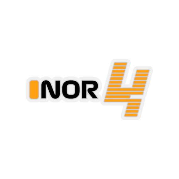 Lando Norris 'NOR 4'' Sticker | Etsy