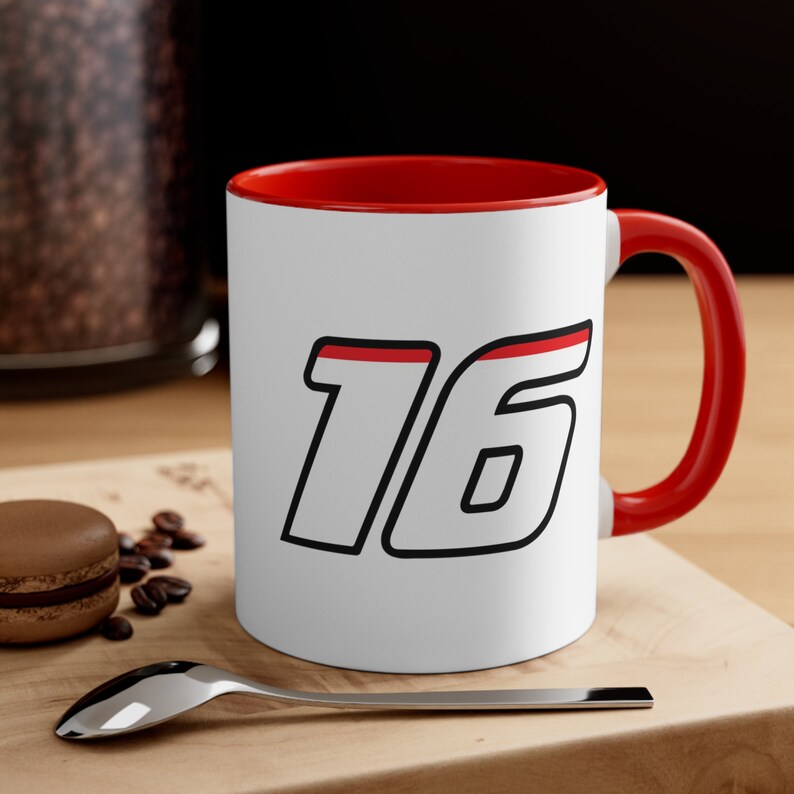 Charles Leclerc Mug Ferrari Formula 1 Number 16 Coffee Mug - Etsy
