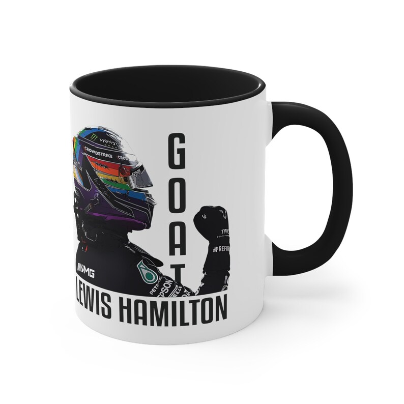 Lewis Hamilton Mug GOAT Formula 1 Fan Gift Coffee Mug - Etsy