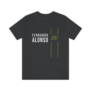 Fernando Alonso Vertical Lines Shirt Alonso Number 14 El Plan Shirt ...