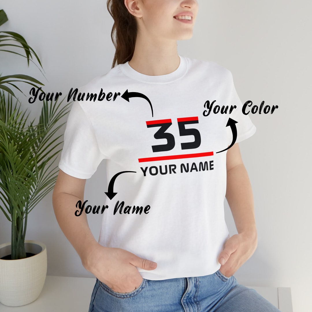 Formula 1 Custom Shirt F1 Personalised Shirt Your Name Shirt Your ...