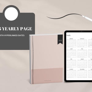 2025 Digital Planner in Portrait Orientation – Hyperlinked Daily ...