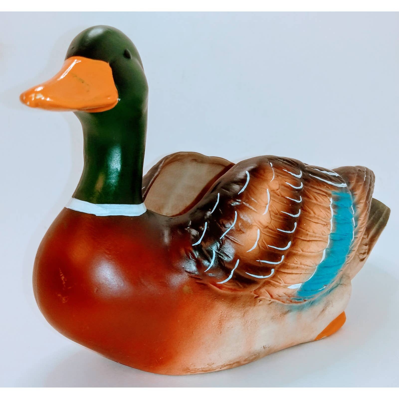 Mallard Duck Wooden Planters