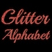 Red Glitter Alphabet Clipart Scrapbooking Digital Set - Etsy
