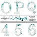 Ocean Alphabet Clipart Scrapbooking Digital Set Printable Paper | Beach ...