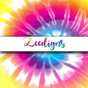 Rainbow Tie Dye Digital Scrapbook Printable Paper | Digital Paper ...