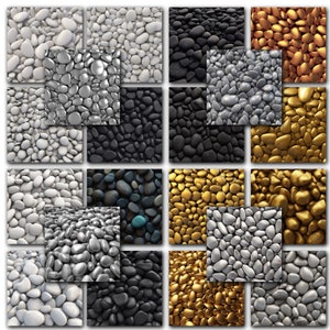 Pebbles Digital Scrapbook Printable Paper | Digital Paper | Stones ...
