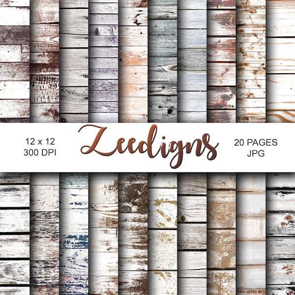 Distressed Digital Paper - Etsy