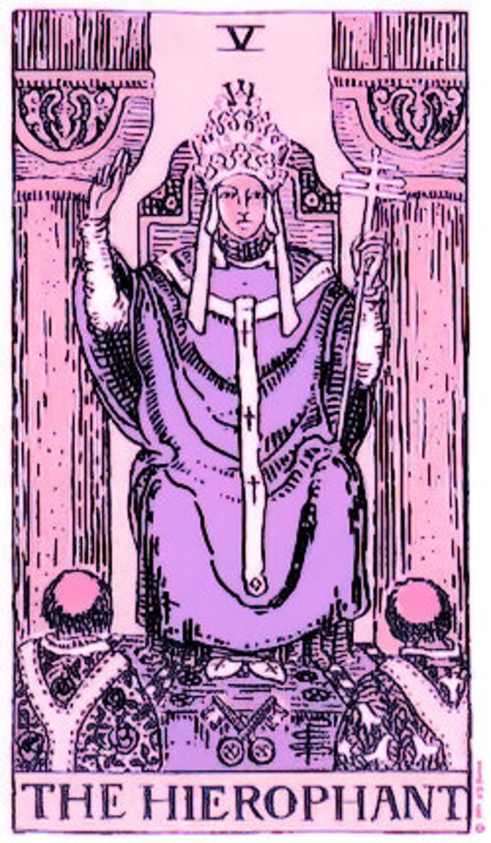 Pink and Purple Tarot Cards 78 Deck Instant Digital Download - Etsy Canada