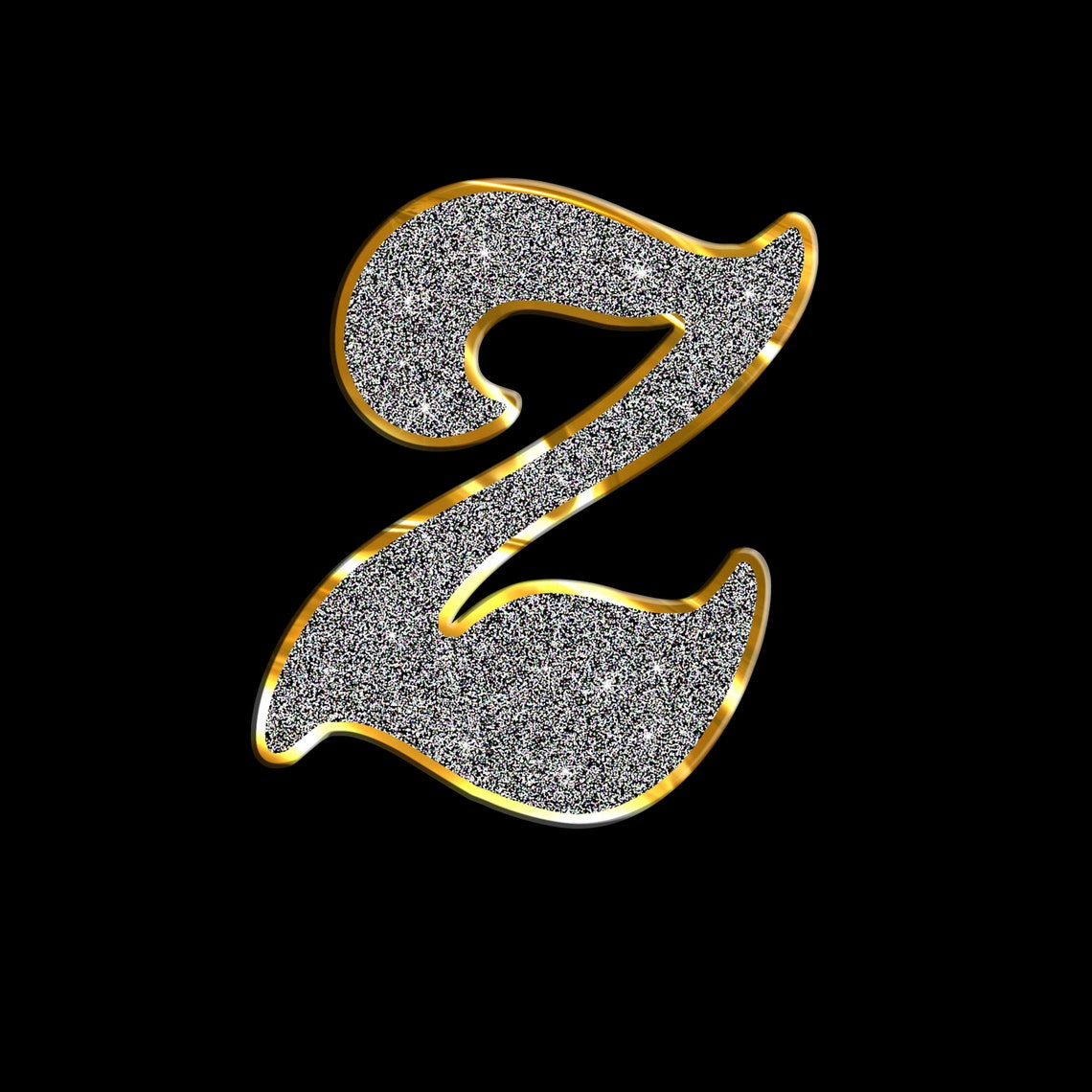 Bling Alphabet Clipart Scrapbooking Digital Set Printable - Etsy