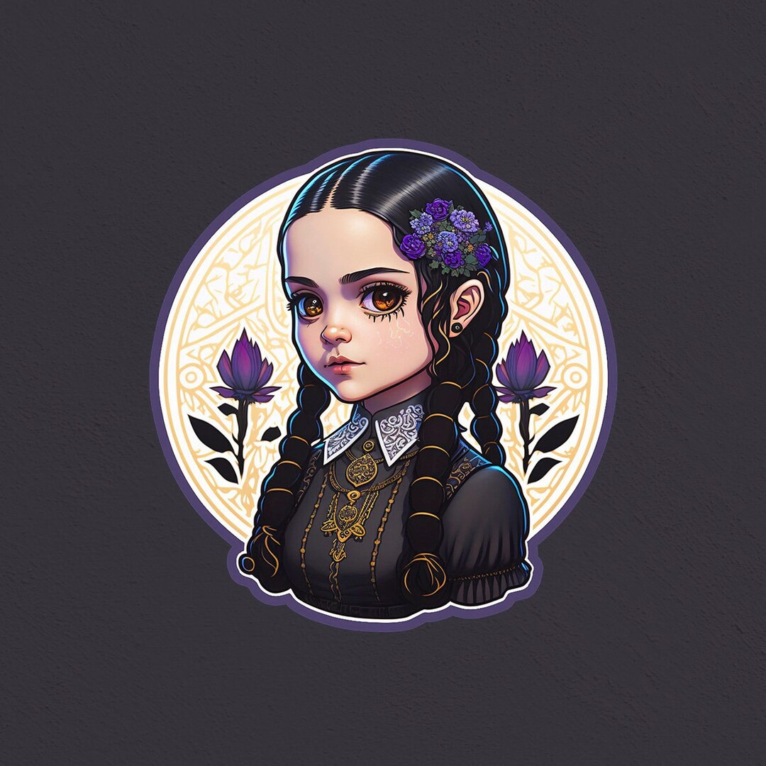 Wednesday Addams PNG 11 Printable Wall Art Instant Download Digital ...