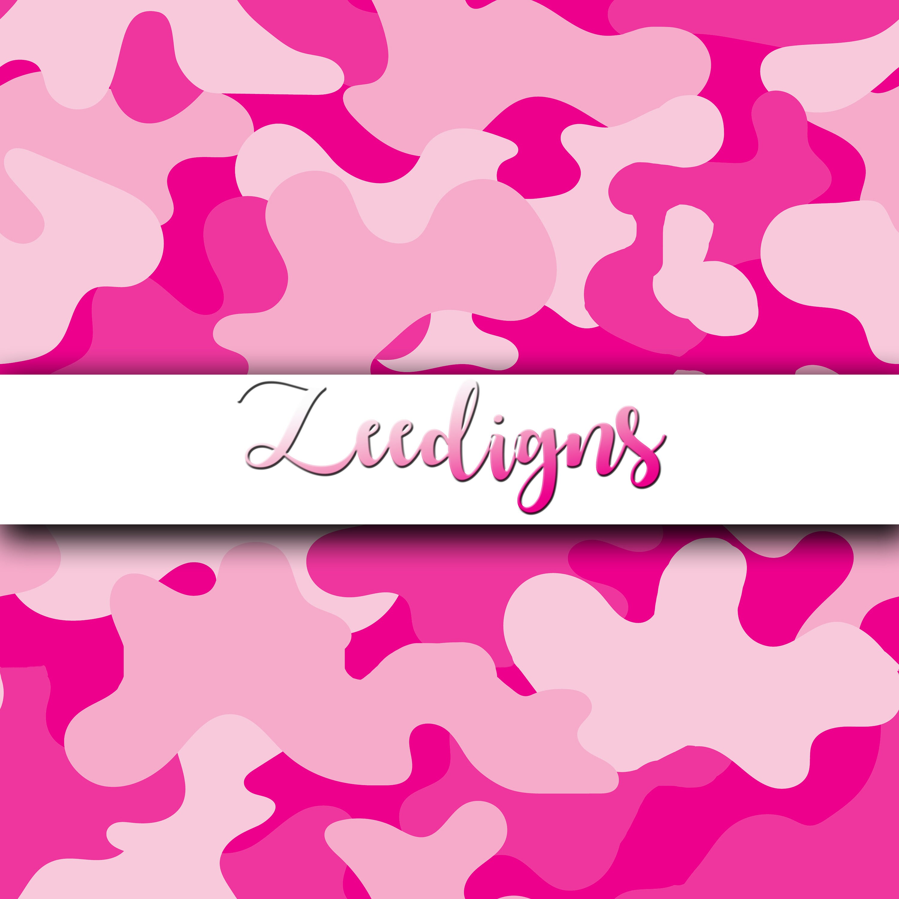 Camouflage Seamless Pink Digital Scrapbook Printable Paper Digital ...