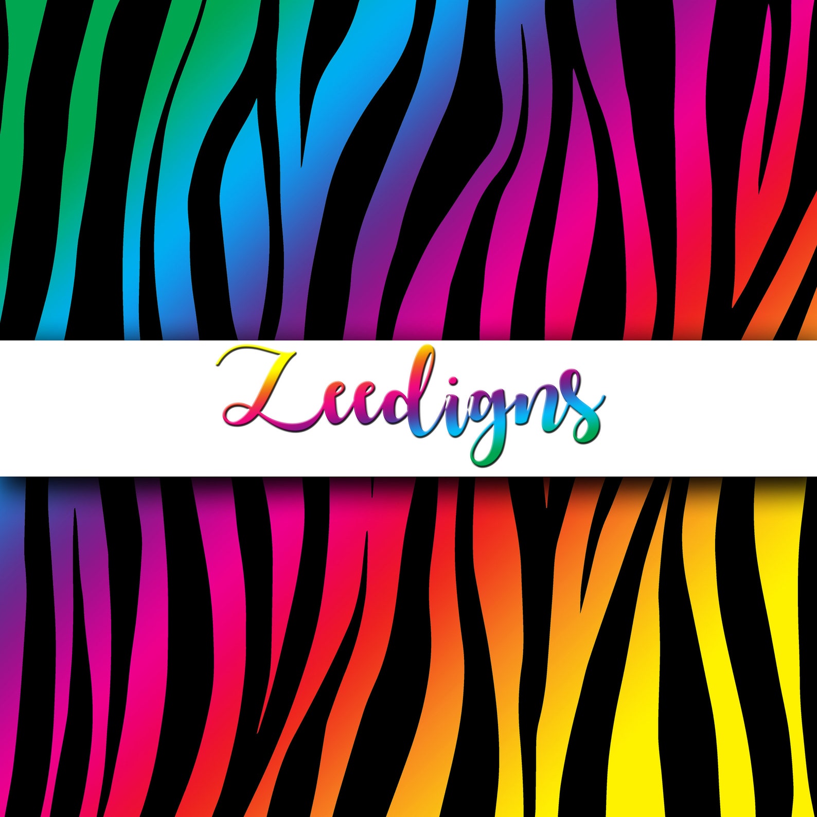 Zebra Gradient Digital Scrapbook Printable Paper Digital - Etsy