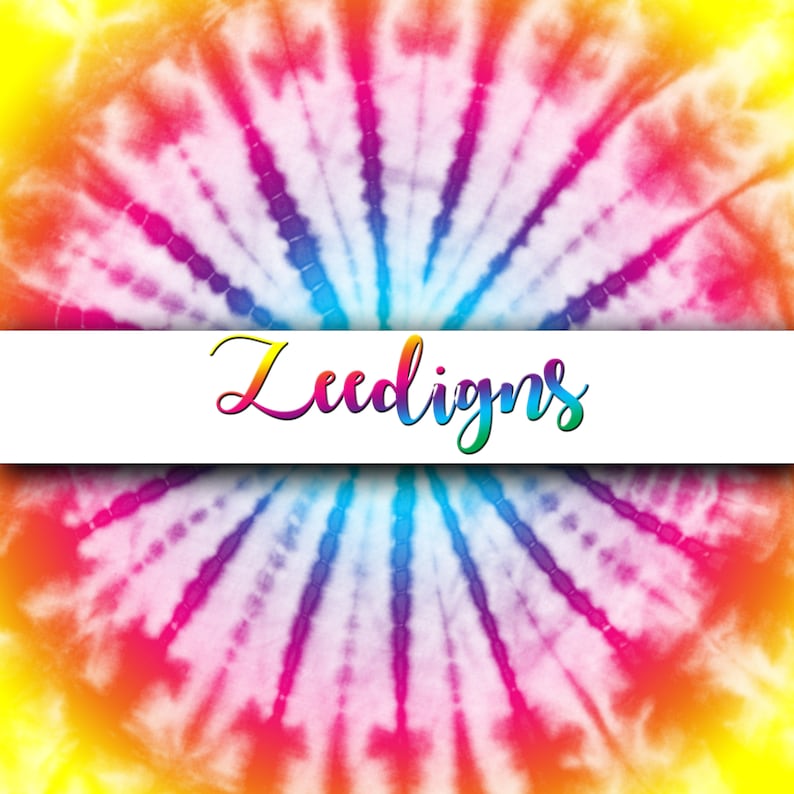 Rainbow Tie Dye 2 Digital Scrapbook Printable Paper | Digital Paper ...