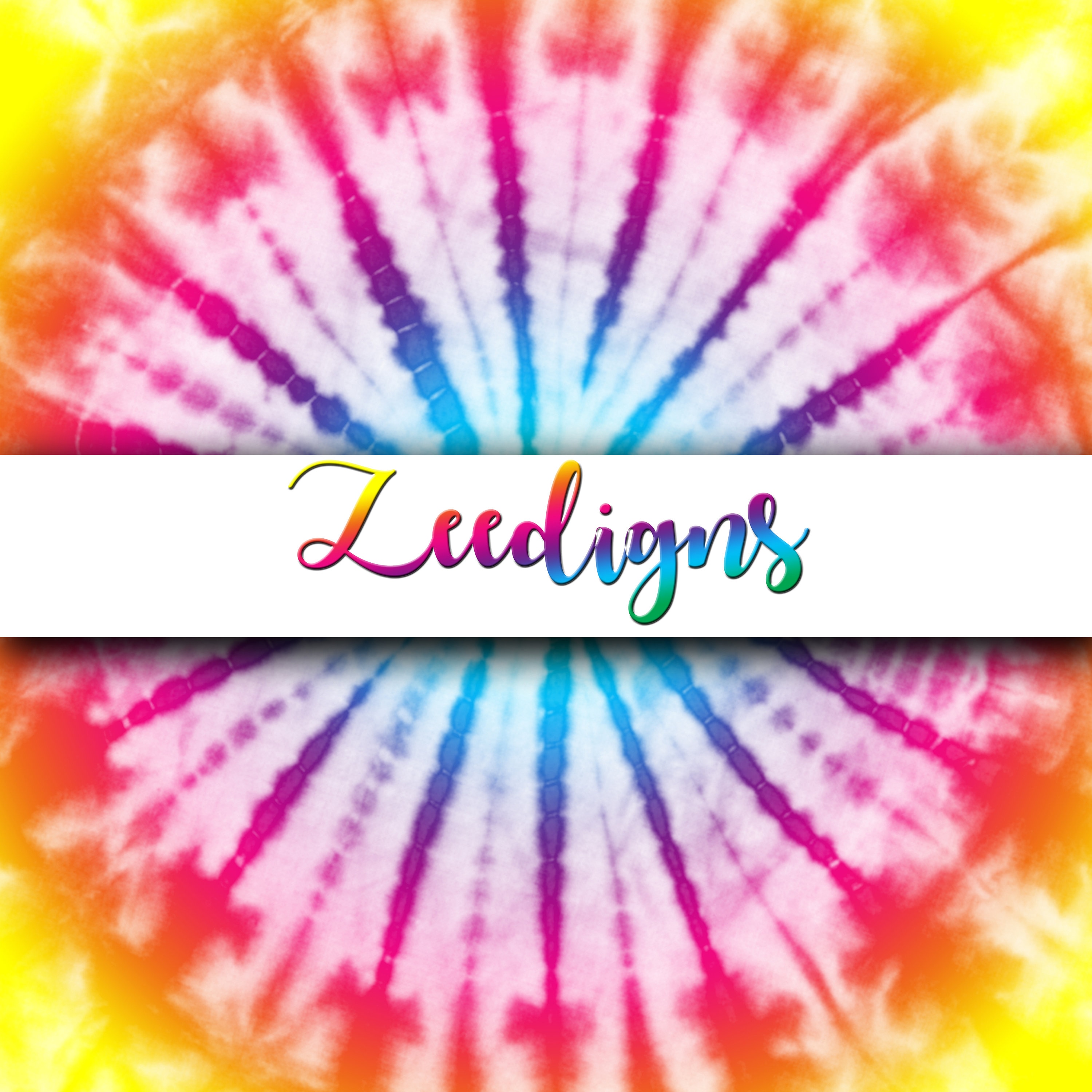 Rainbow Tie Dye 2 Digital Scrapbook Printable Paper | Digital Paper ...