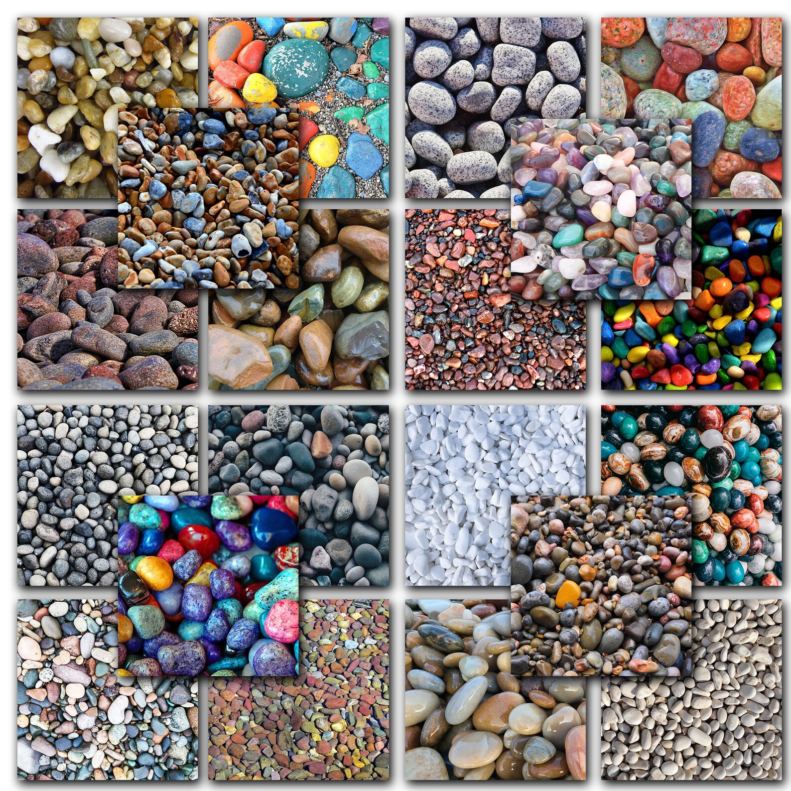 Pebbles Digital Scrapbook Printable Paper Digital Paper | Etsy