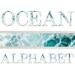 Ocean Alphabet Clipart Scrapbooking Digital Set Printable Paper | Beach ...