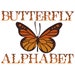 Monarch Butterfly Alphabet Clipart Scrapbooking Digital Set Printable ...