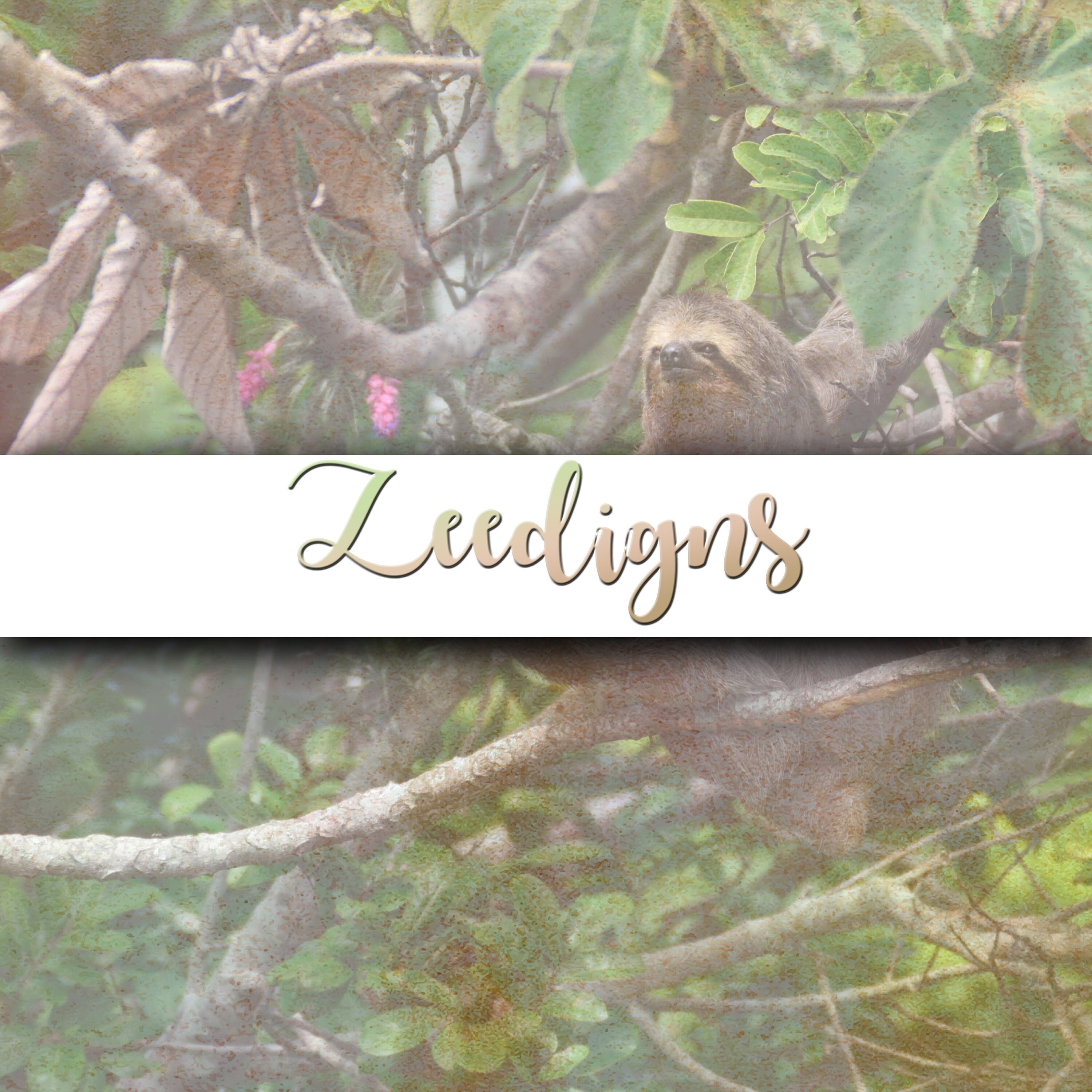 Sloth Digital Scrapbook Printable Paper Digital Paper - Etsy