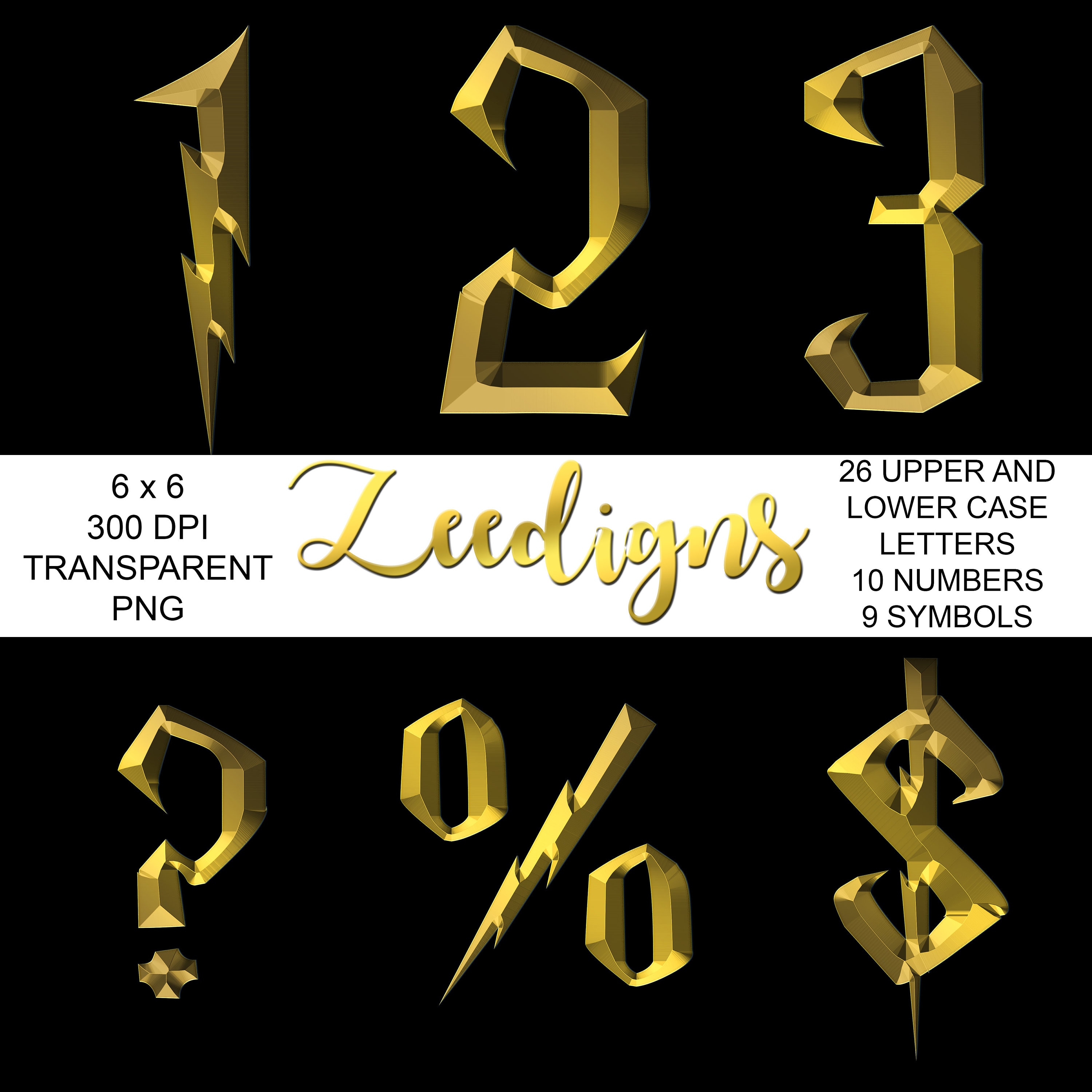 Wizard Alphabet Clipart Scrapbooking Digital Set Printable - Etsy