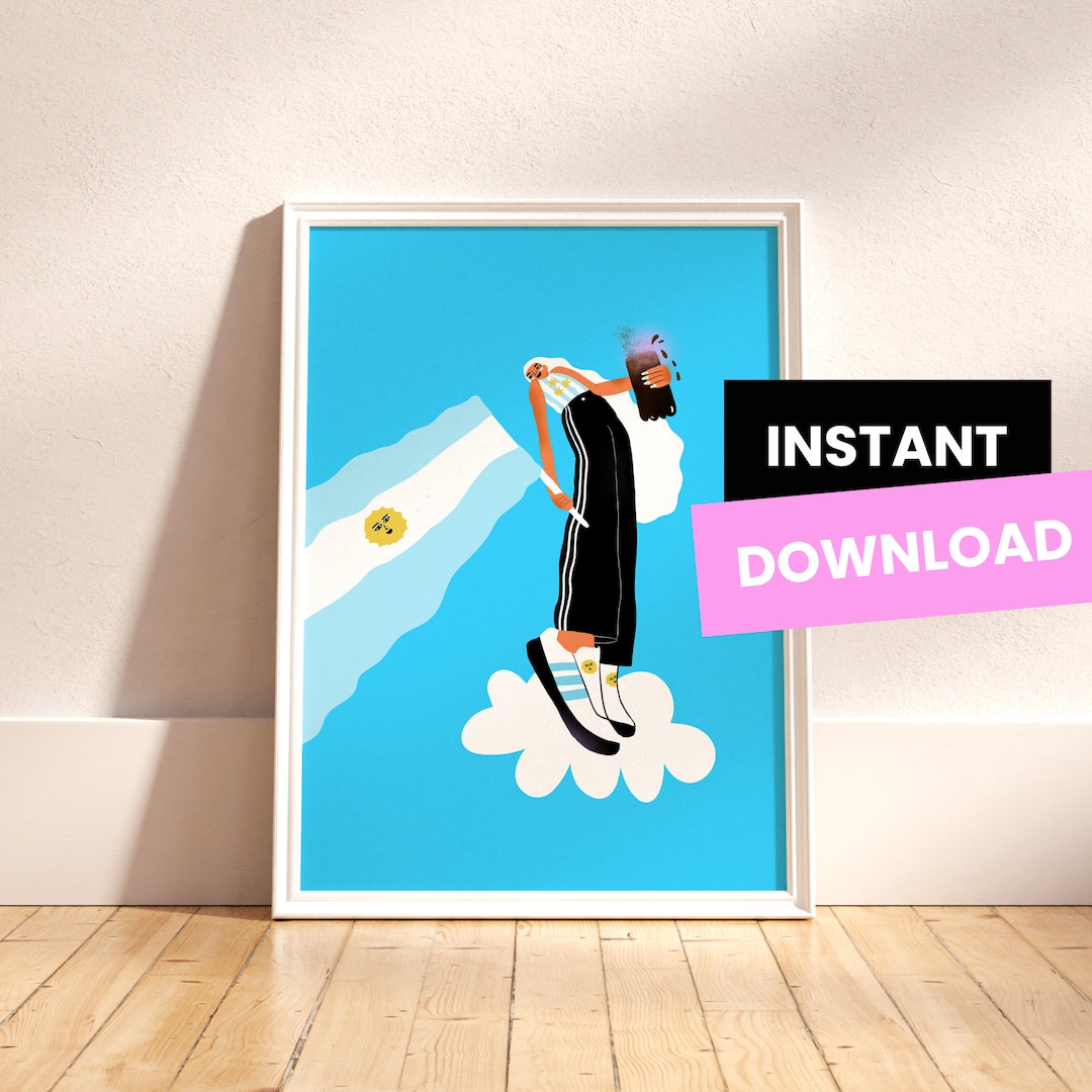 Argentina Te Amo Print Printable Wall Art Digital Print, Fernet Branca ...