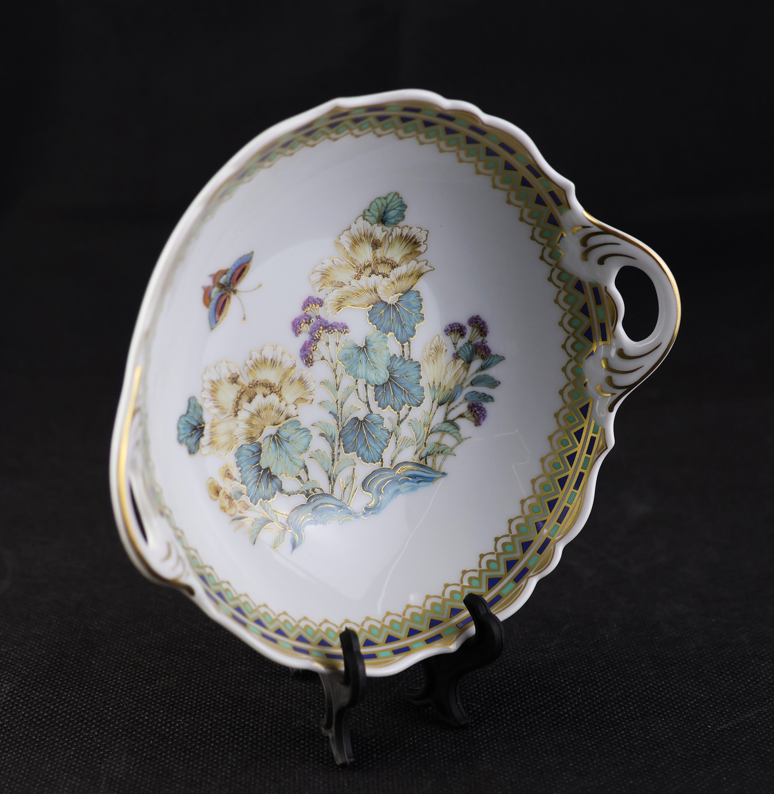 AK Kaiser Porcelain / Germany / Monarch / 2 Confectionery Bowls ...