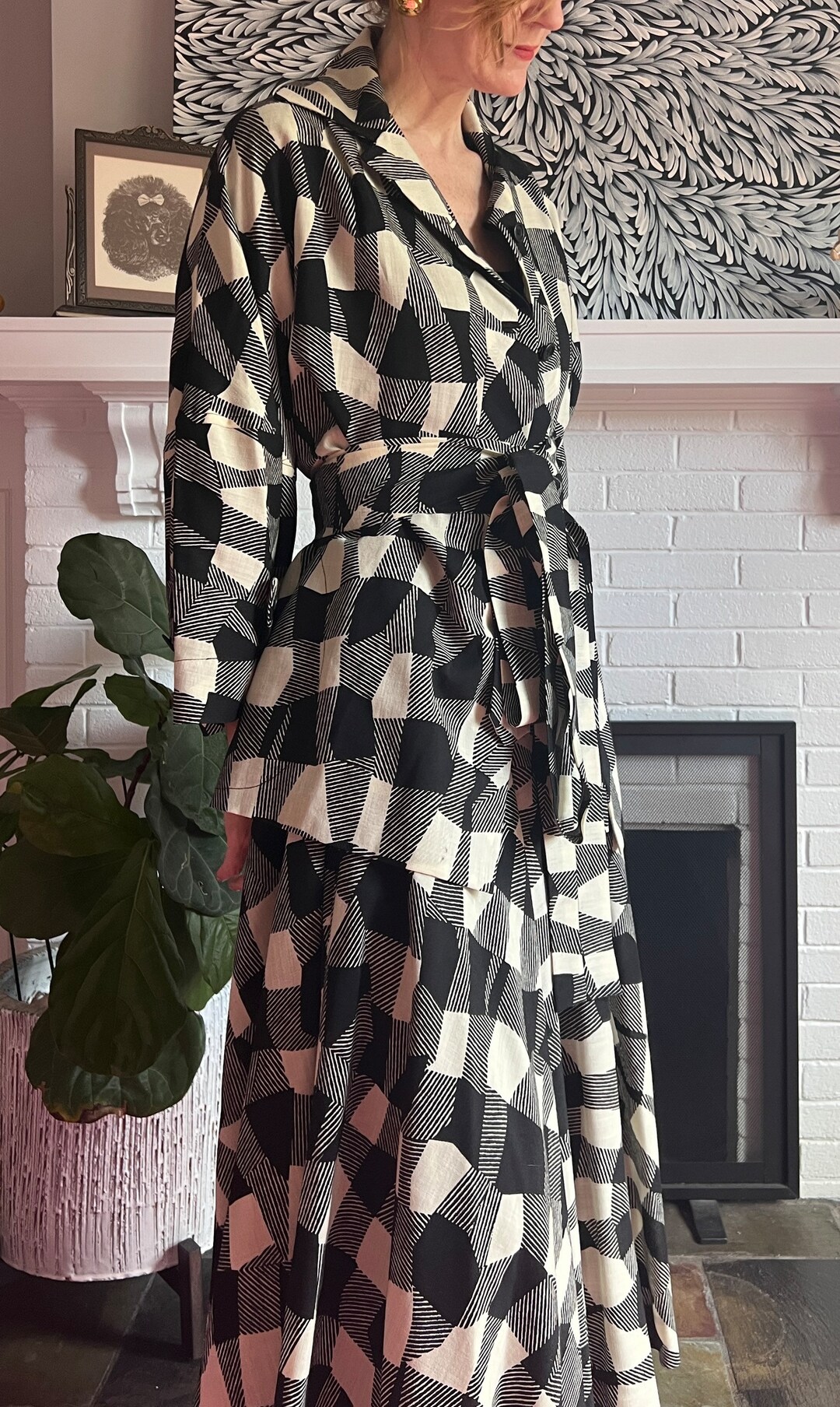 1960s Women’s Haberdashers of New York 3 Piece Jacket Skirt Sash Suit ...