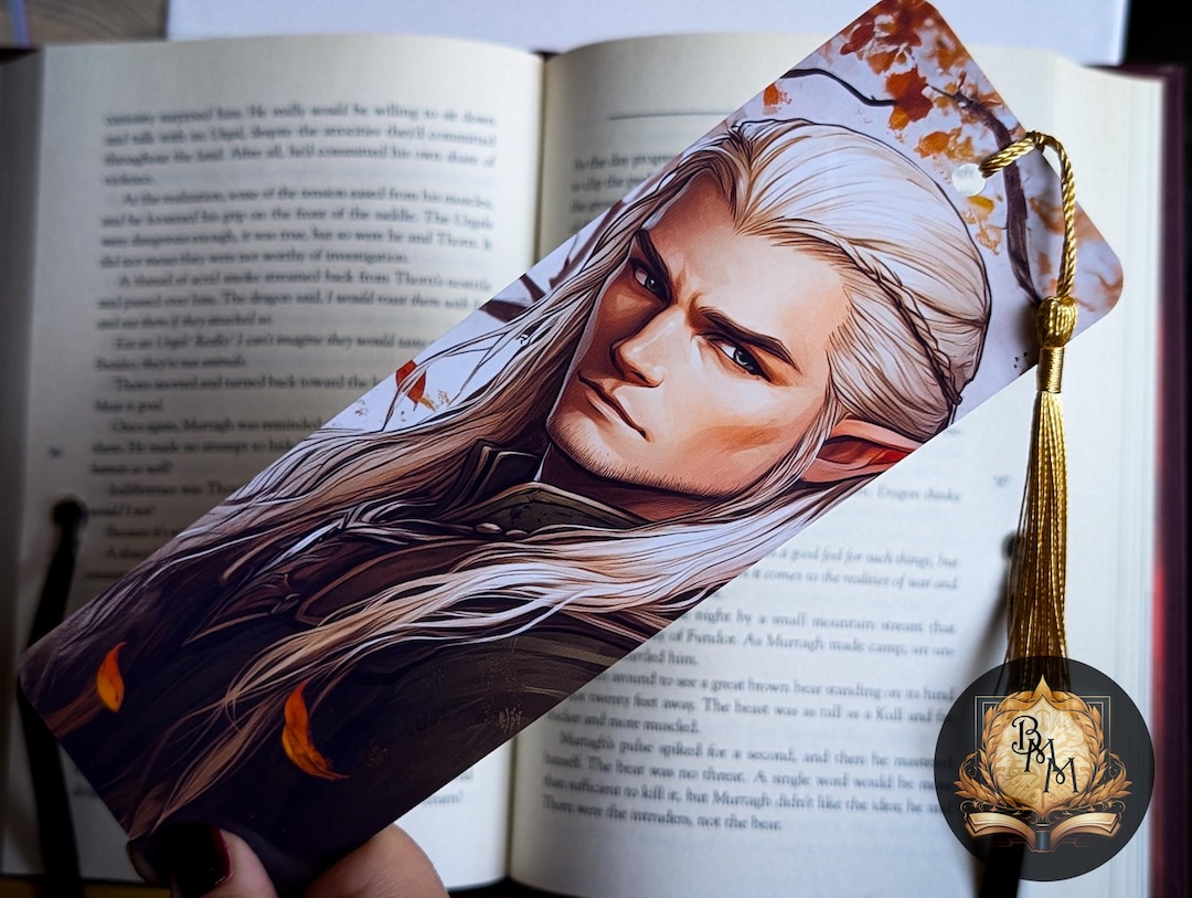 Legolas Bookmark | LOTR Bookmark | Fantasy Bookmark | Lord of the Rings ...