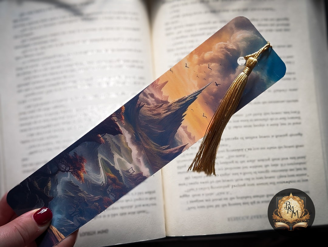 Fantasy Bookmark LOTR Bookmark the Lonely Mountain Bookmark Hobbit ...