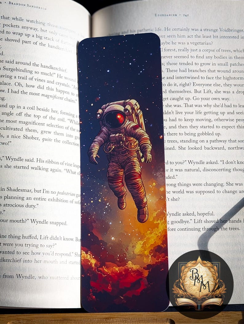 Drifting Astronaut Bookmark | Sci-fi Bookmark | Project Hail Mary ...