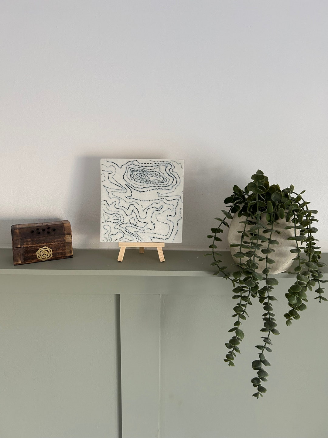 Schiehallion Ceramic Framed Wall Art Handmade Scottish Munro Contours ...