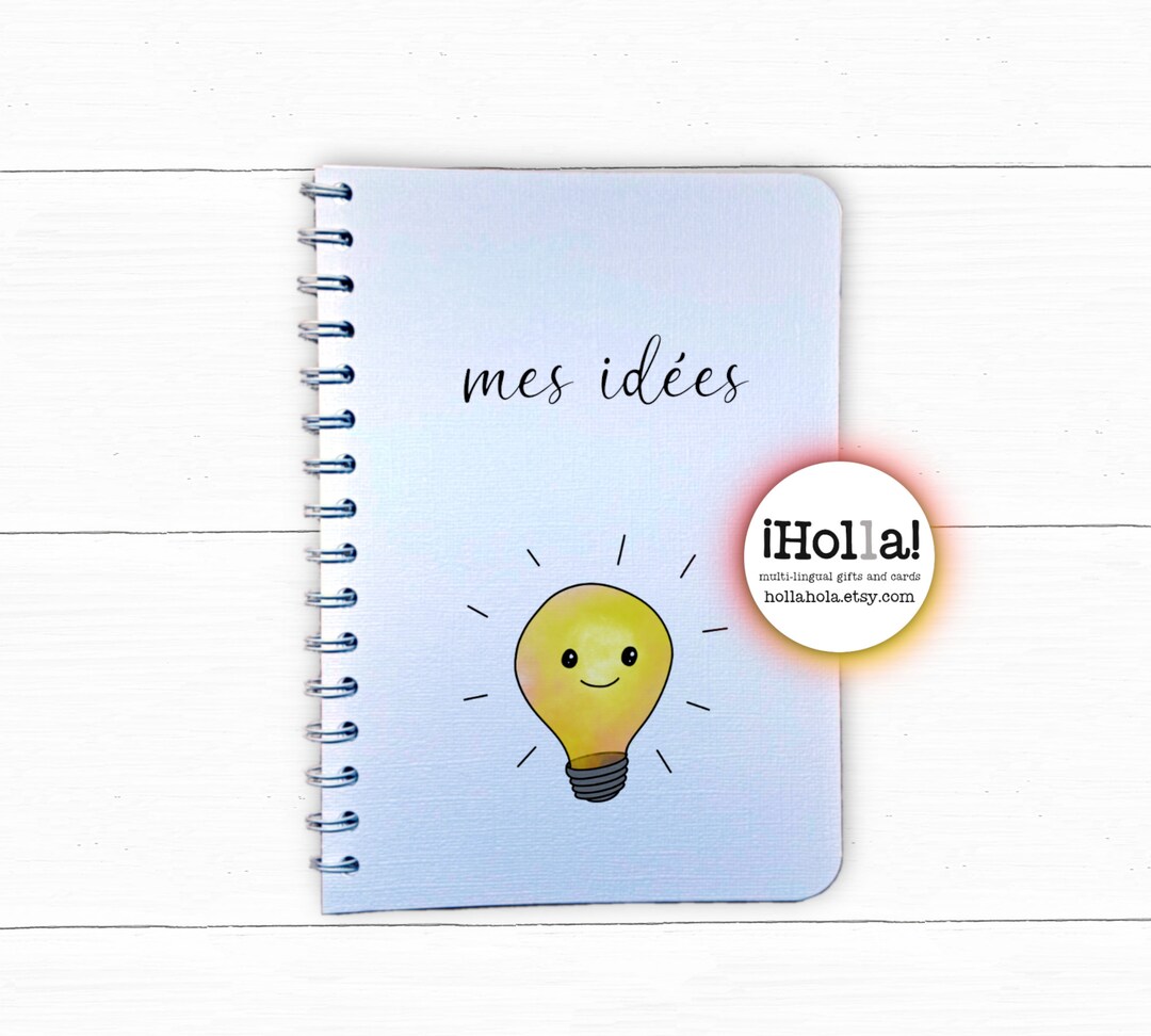 Mes Idées My Ideas French Notebook Cahier A4 A5 Wire Bound Squared ...