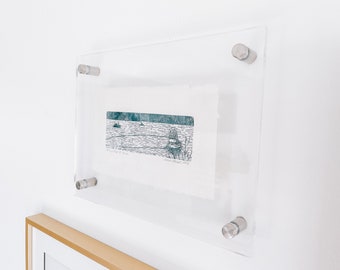 Acrylic Floating Frame - Etsy