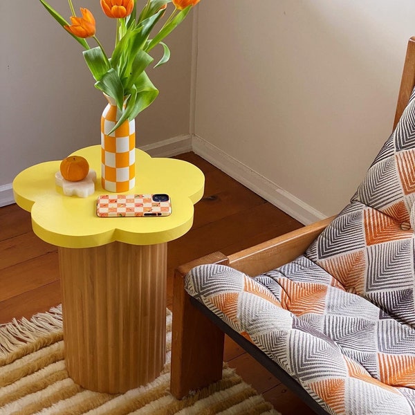 Retro Side Table - Etsy