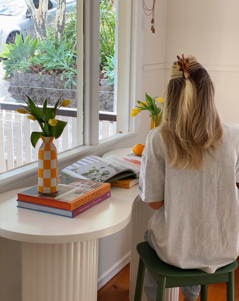 Wooden Peanut Shaped Desk/console/hall Table - Etsy