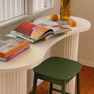 Wooden Peanut Shaped Desk/console/hall Table - Etsy