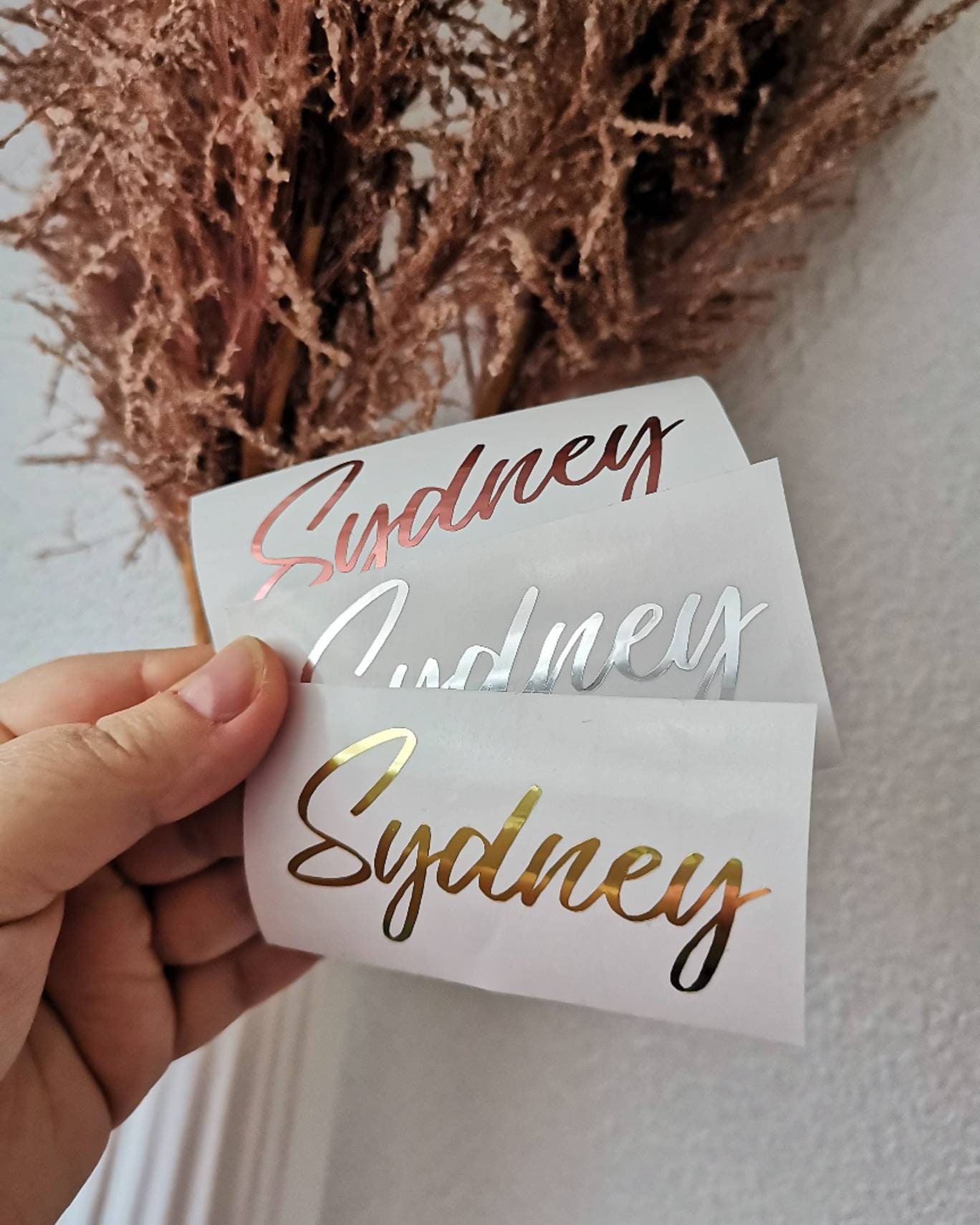 Personalised Vinyl Name Stickers for Birthday - Etsy