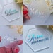 Acrylic Wedding Place Names Name Settings Place Settings - Etsy