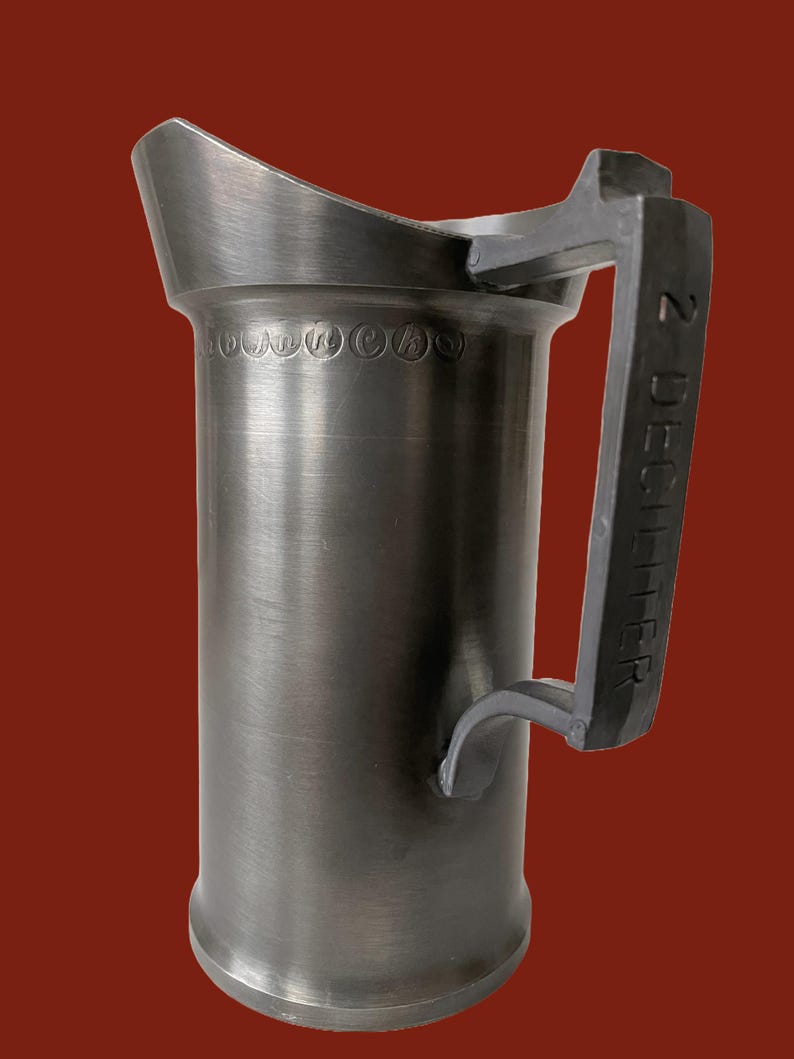 Antique Pewter Measuring Cups - Etsy