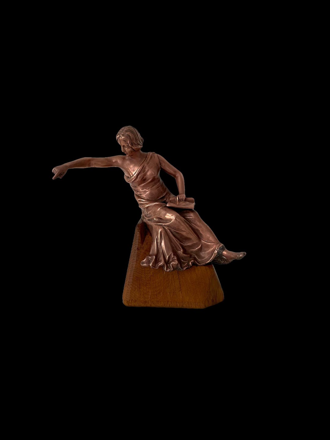 Statue of Clio the Muse of History - Etsy