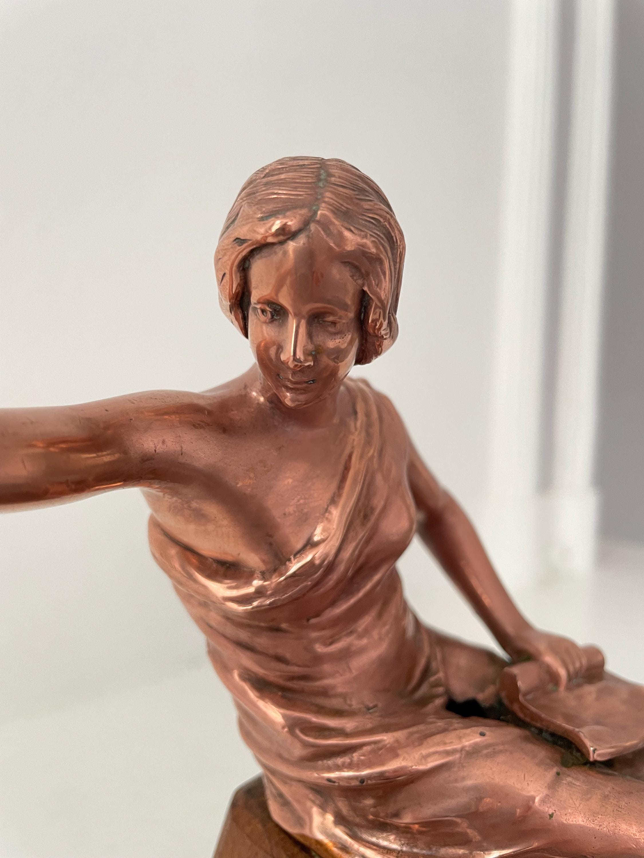 Statue of Clio the Muse of History - Etsy