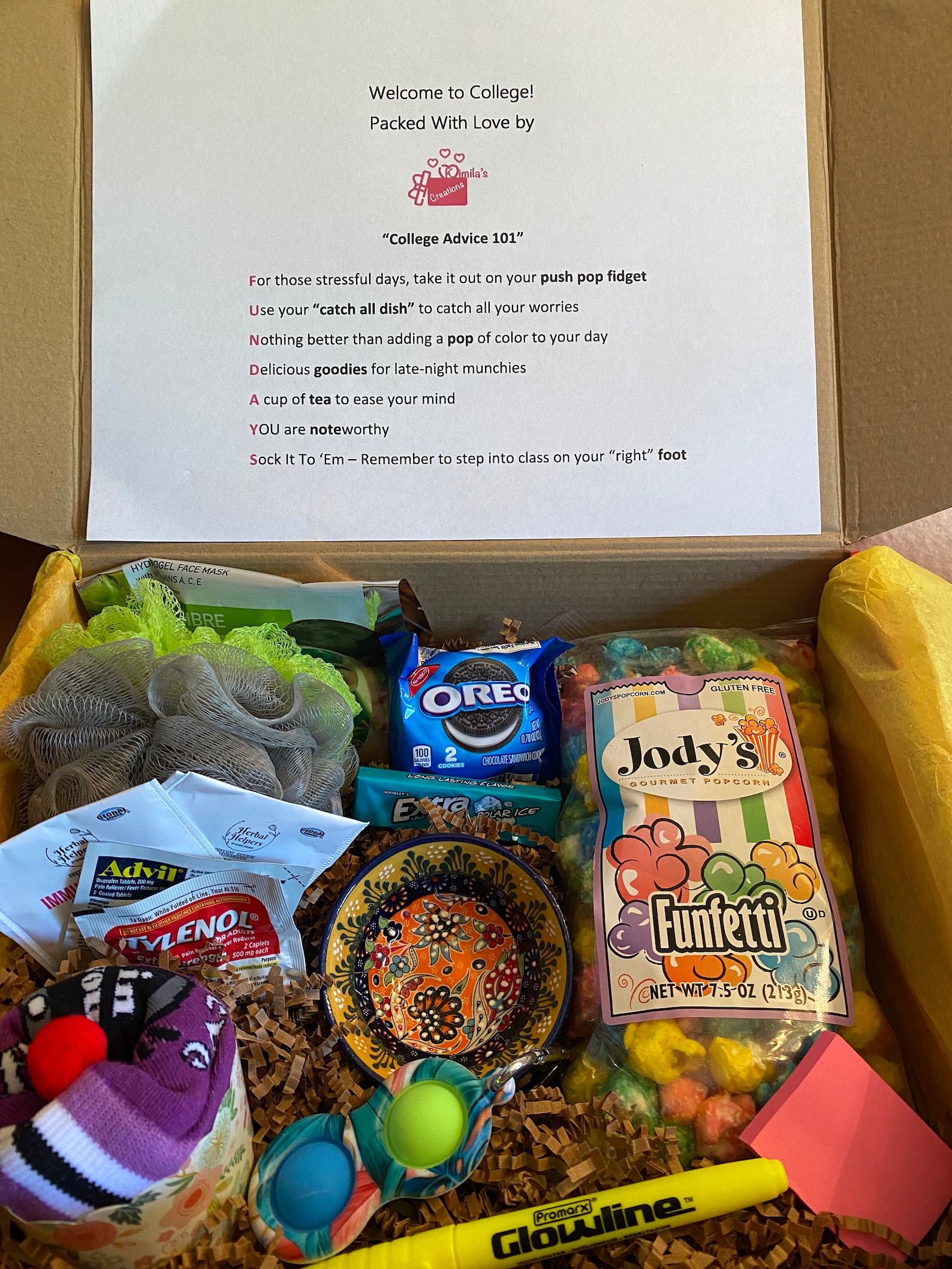 College Gift Box Girl - Etsy